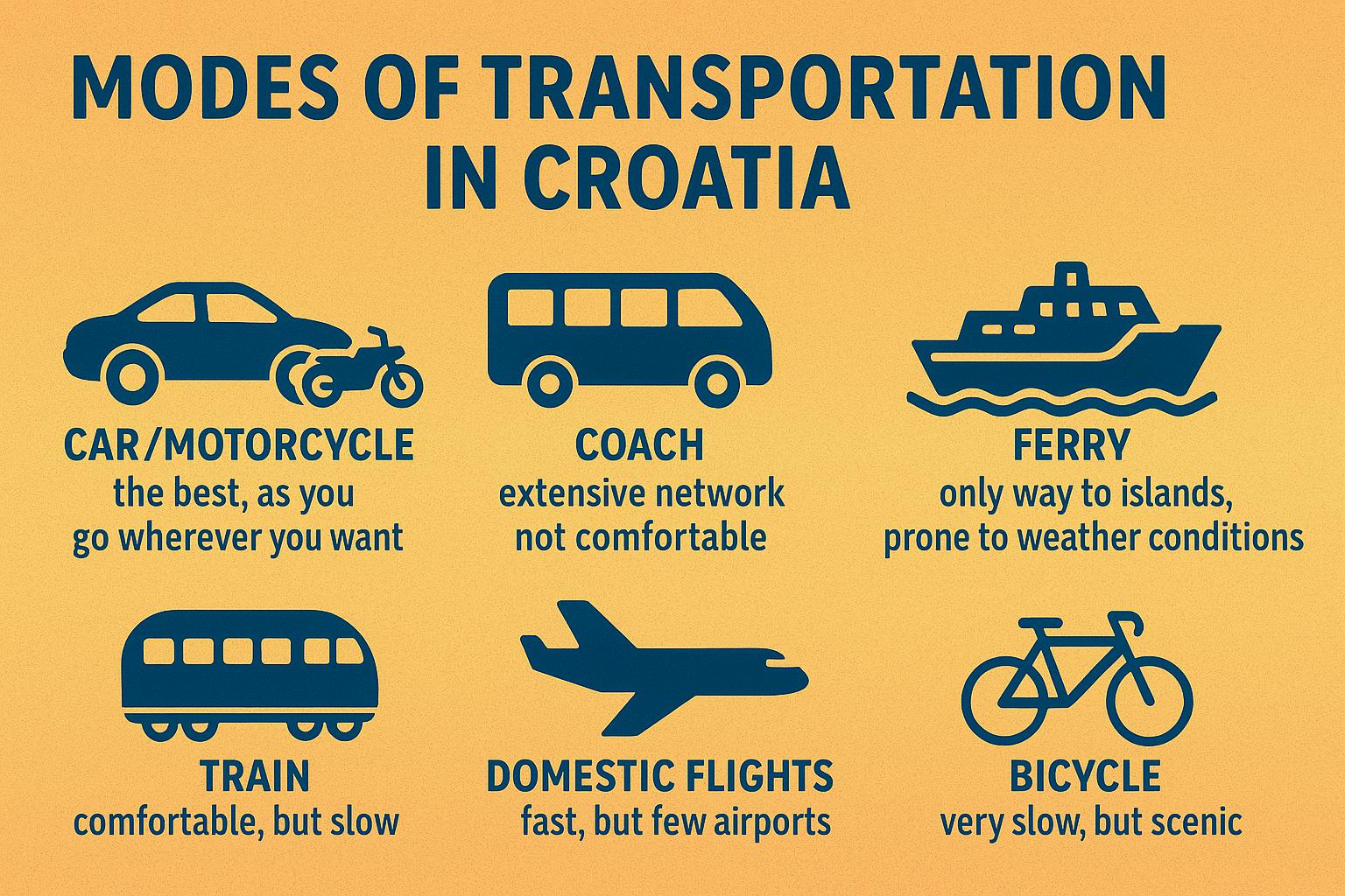 Gettting Around Croatia: Complete Transportation Guide - Explore Croatia